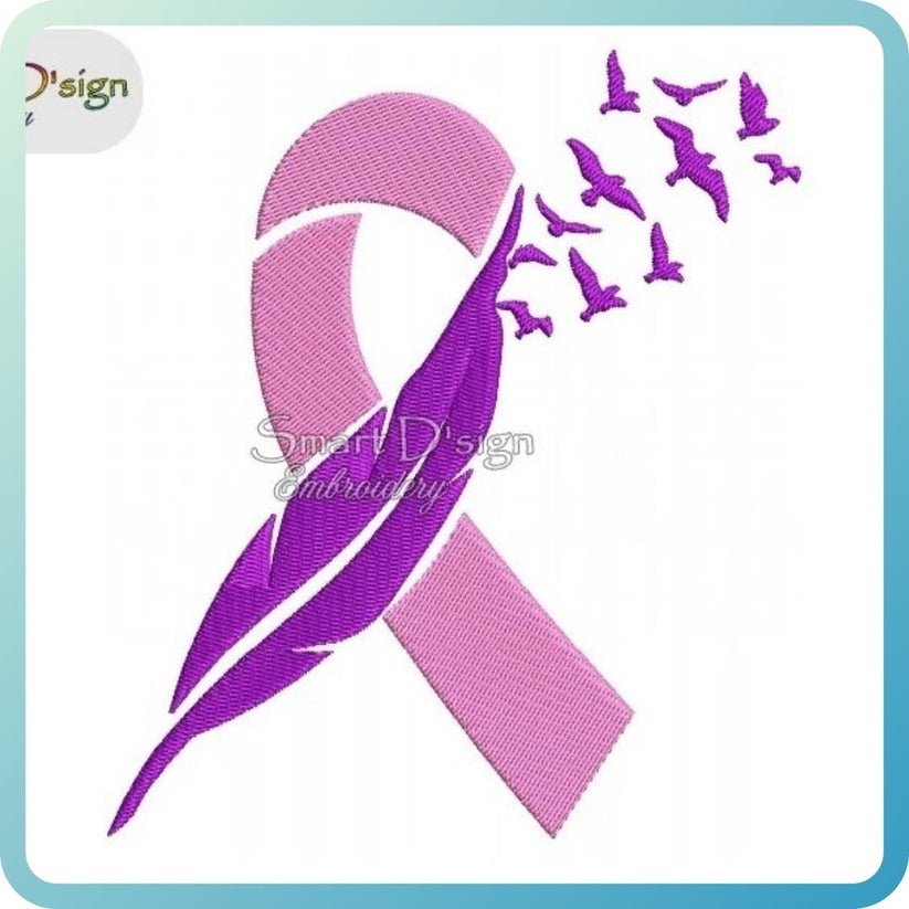 BREAST CANCER RIBBON Machine Embroidery Design – Smart D'sign Embroidery