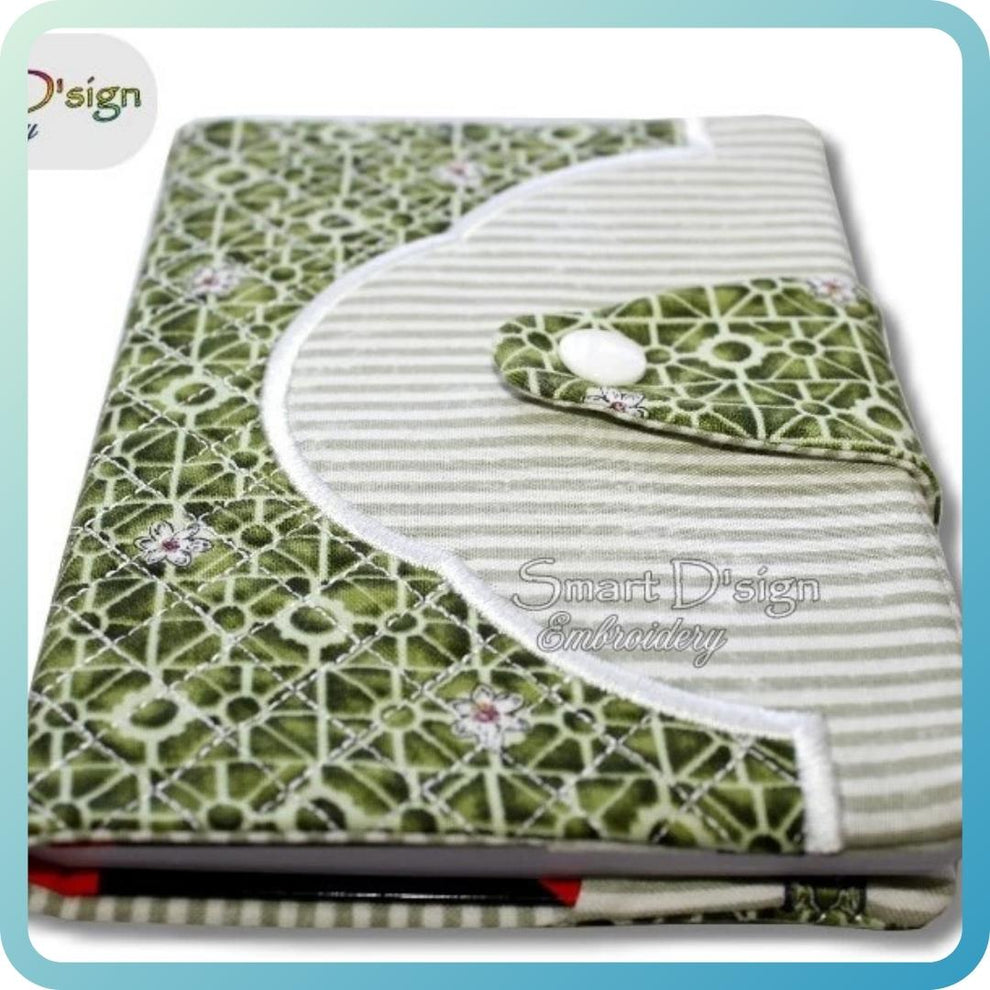 ITH CURVE Notebook Cover Machine Embroidery Design – Smart D'sign ...