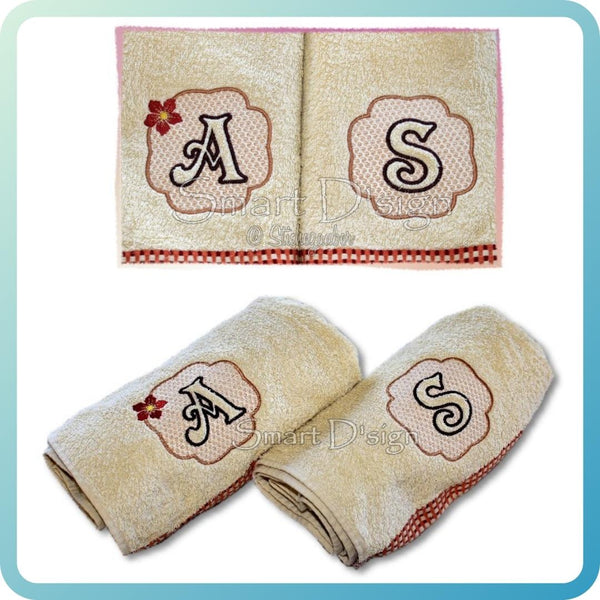 EMBOSSED ALPHABET LETTERS Mega Set Machine Embroidery Design – Smart D ...