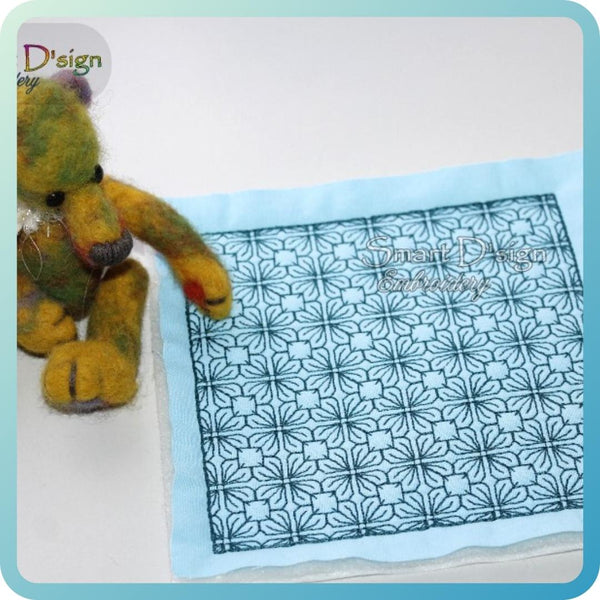 ITH QUILT BLOCK GEO FLOWERS - Full Body Quilting Machine Embroidery ...