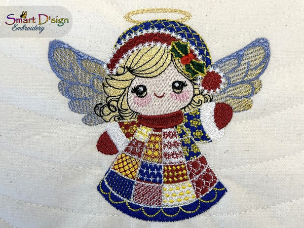 PATCHWORK CHRISTMAS ANGEL – Smart D'sign Embroidery
