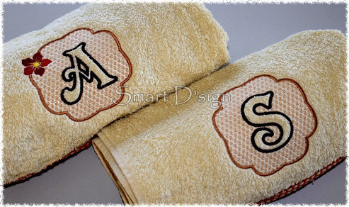 EMBOSSED ALPHABET LETTERS Mega Set Machine Embroidery Design – Smart D ...