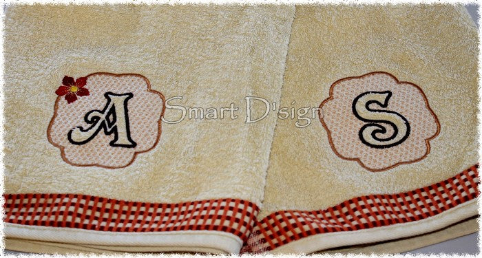 EMBOSSED ALPHABET LETTERS Mega Set Machine Embroidery Design – Smart D'sign Embroidery