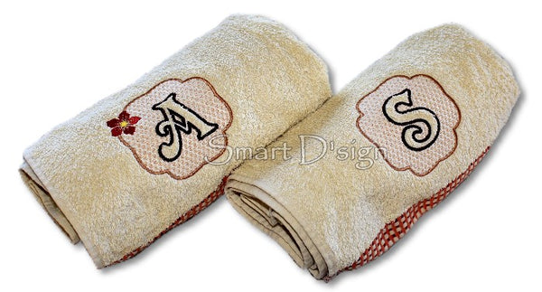 EMBOSSED ALPHABET LETTERS Mega Set Machine Embroidery Design – Smart D ...