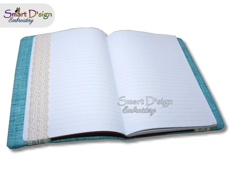 ITH BOOK COVER ROSE Machine Embroidery Design – Smart D'sign Embroidery